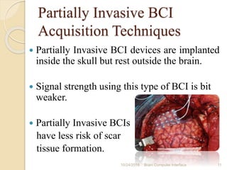 Brain computer interface | PPTX