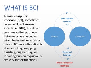 Brain computer interface | PPTX | Brain and Nervous System Disorders ...