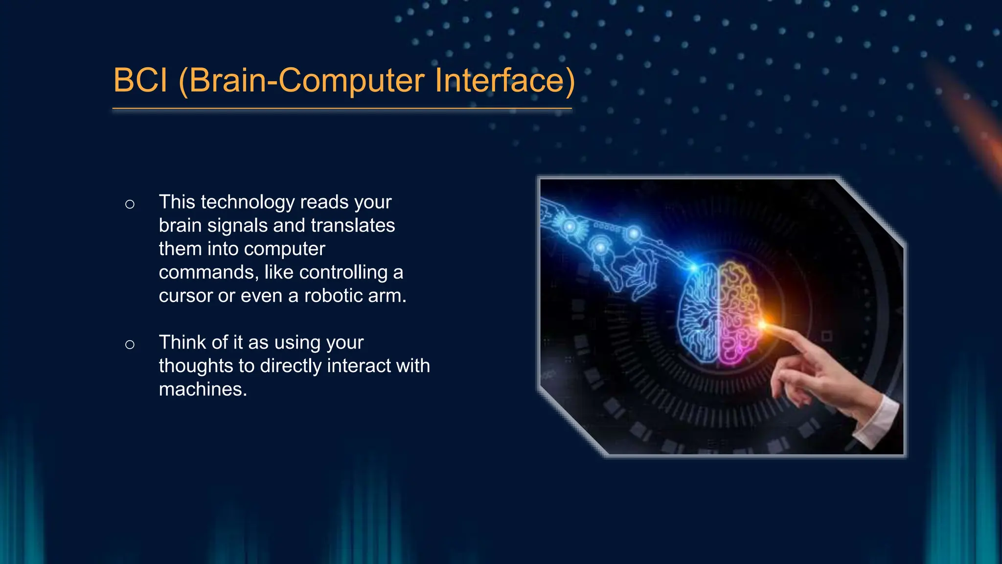 Brain Computer Interface with types and working | PPTX