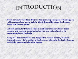 Brain computer interface | PPT