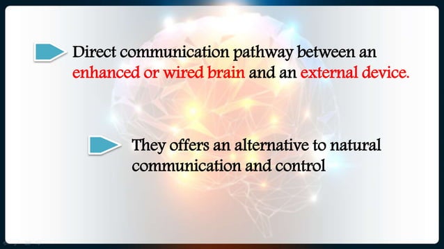 Brain Computer Interface (BCI) - seminar PPT | PPTX | Computer ...