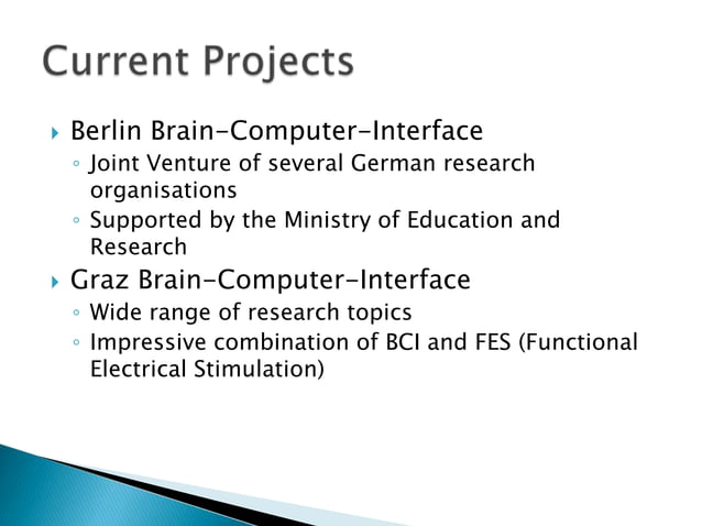 Brain Computer Interfaces(BCI) | PPTX