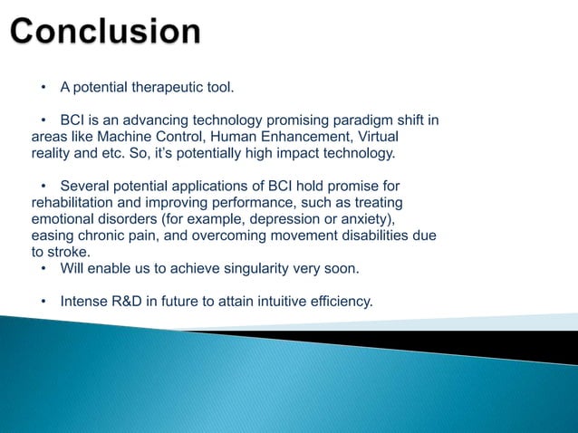 Brain Computer Interfaces(BCI) | PPTX