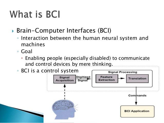 Brain Computer Interfaces(BCI)