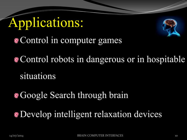 Brain computing Interface | PPTX
