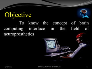 Brain computing Interface | PPTX