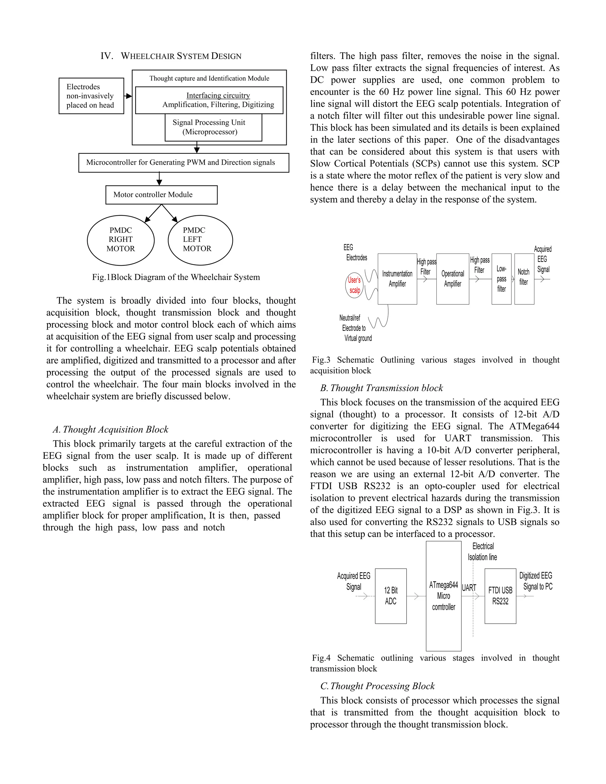 EEG Acquisition Device to Control Wheelchair Using Thoughts | PDF