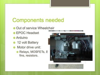 Brain controlled wheel chair | PPTX