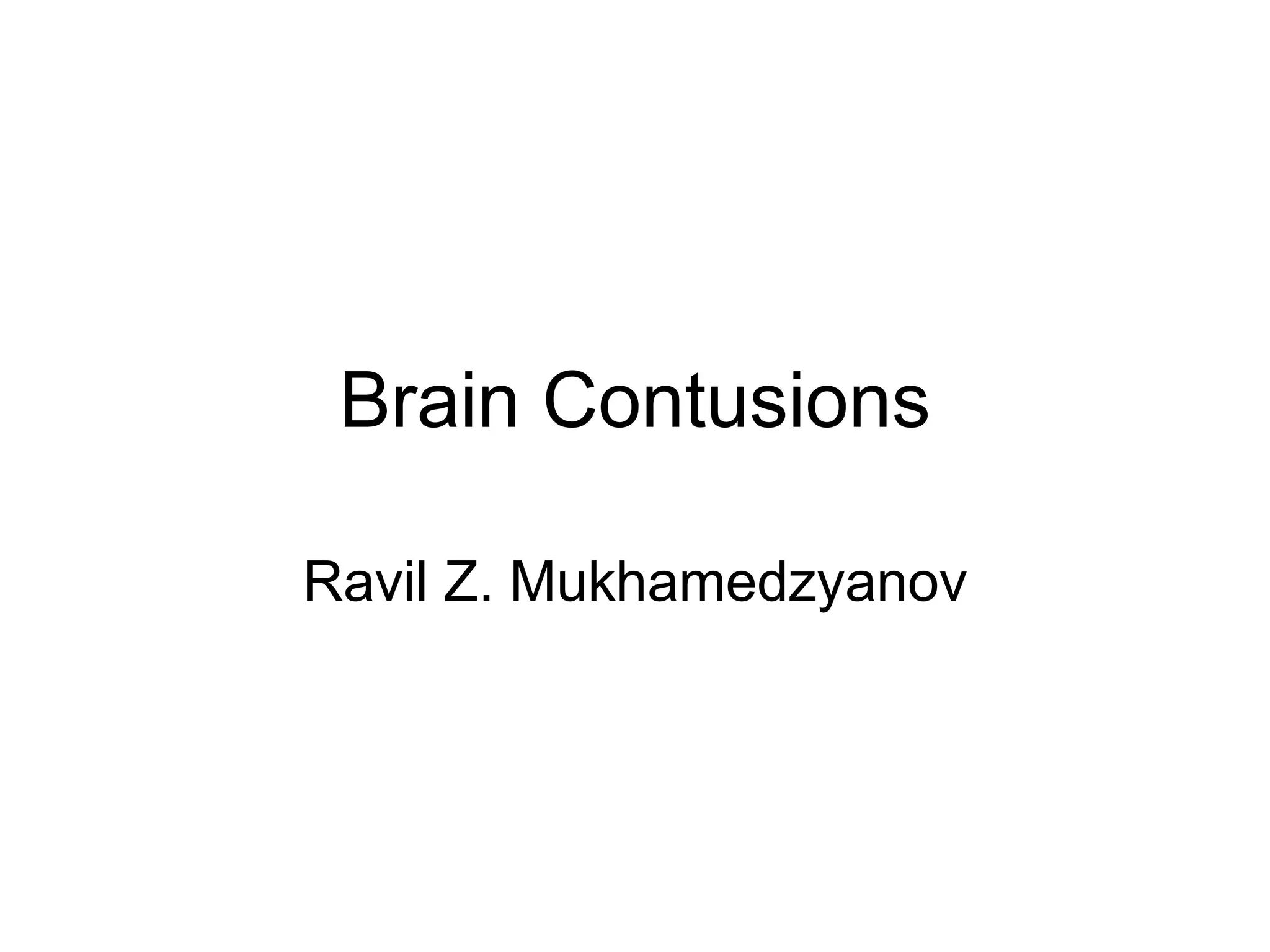 Brain Contusions.ppt.................... | PPT
