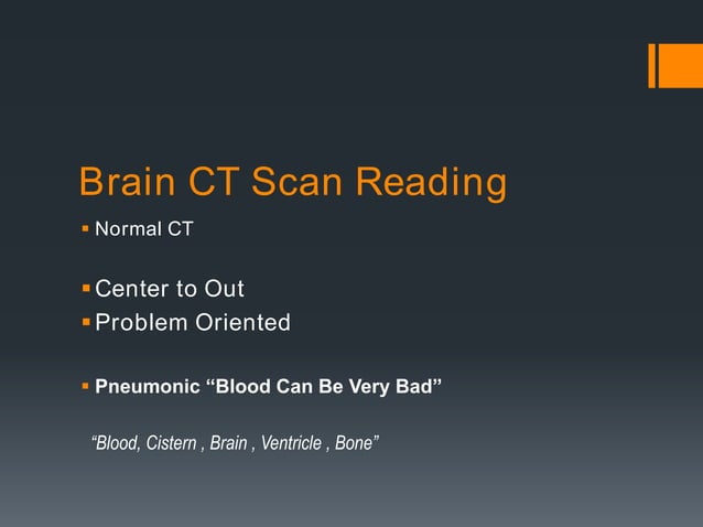 Brain ct interpretation.pdf | Brain and Nervous System Disorders | Diseases and Conditions