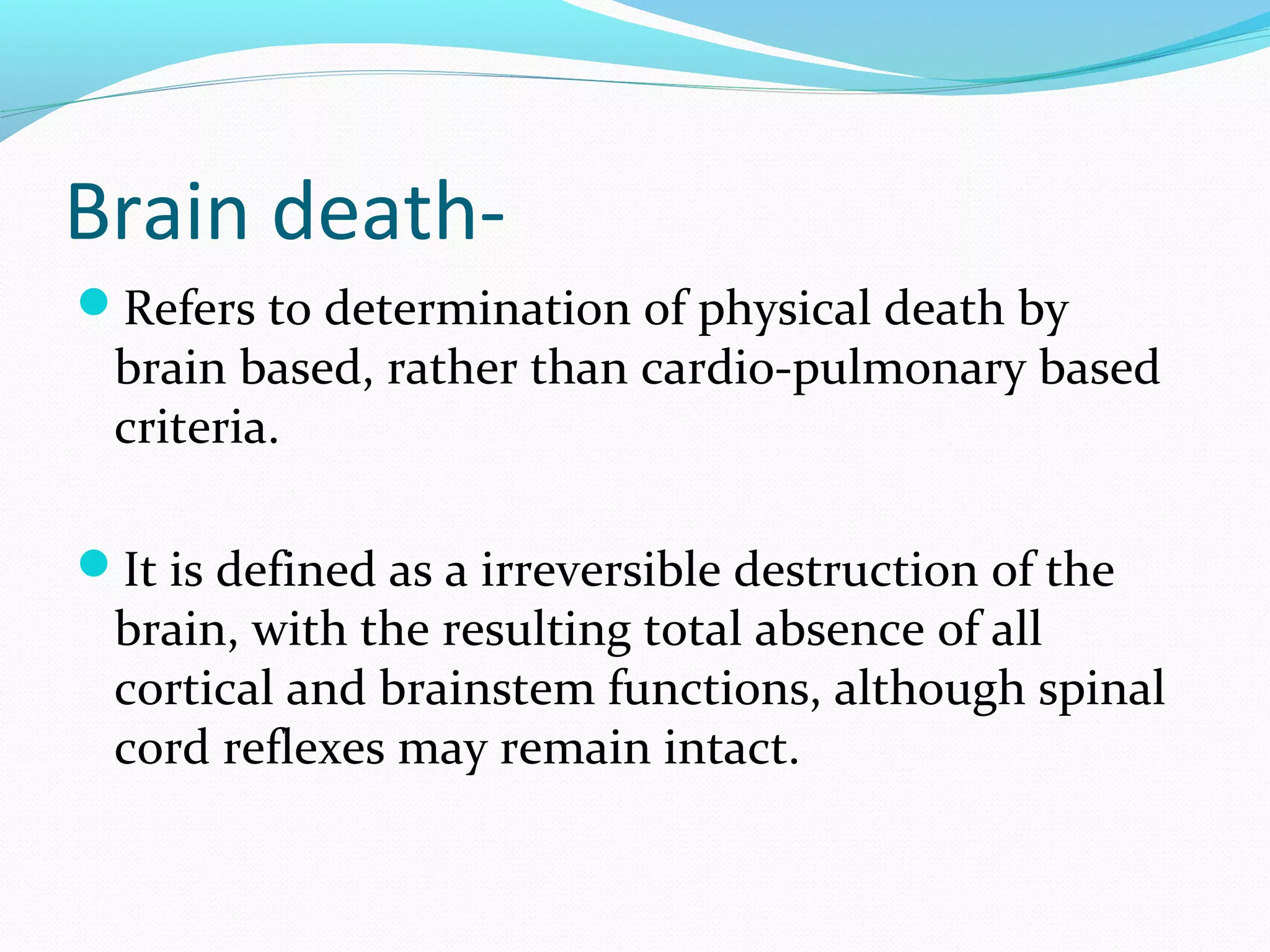 Brain death | PPT