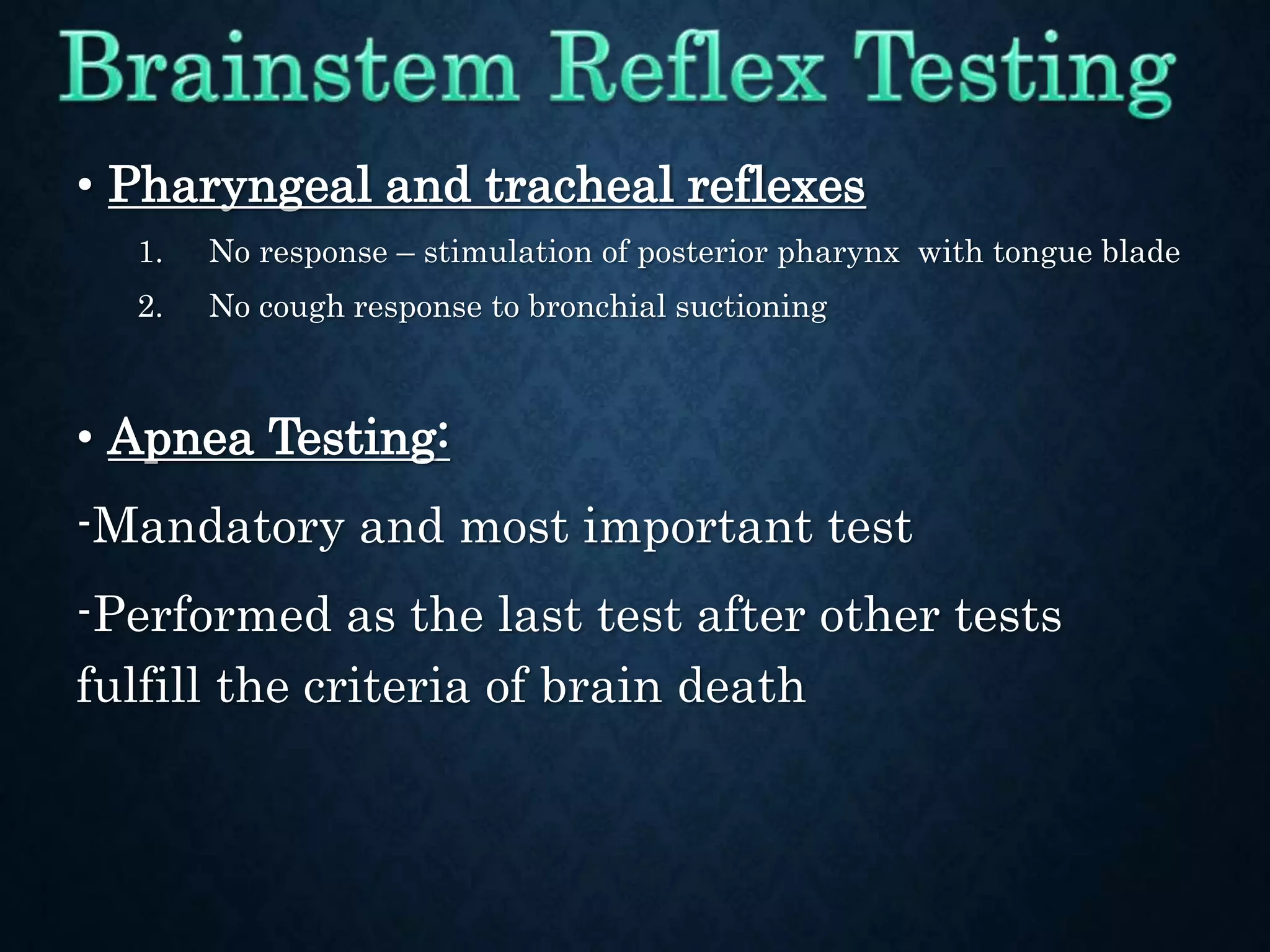 Brain Death and Preparation for Organ Donation | PPTX