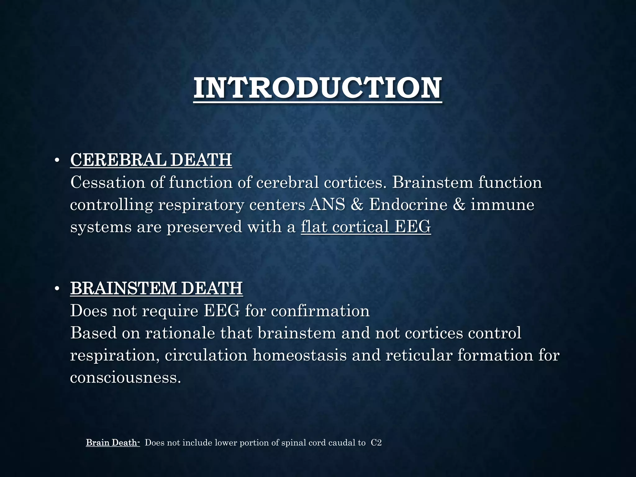 Brain Death and Preparation for Organ Donation | PPTX