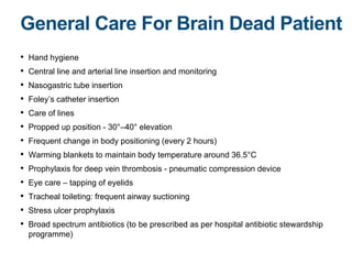 Brain death & Potential Brain Dead Donor (PBDD) | PPTX