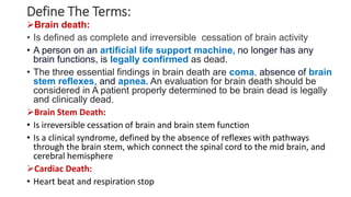 BRAIN DEATH | PPT