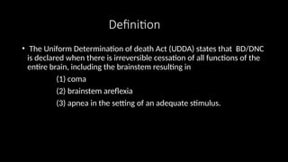 Brain Death/ death by neurologic criteria.pptx