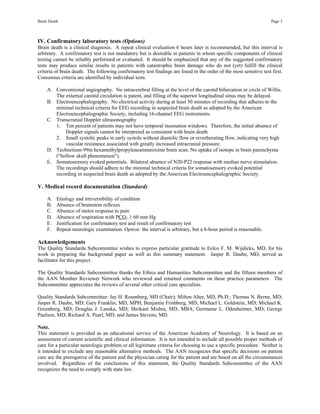 Brain death adults | PDF