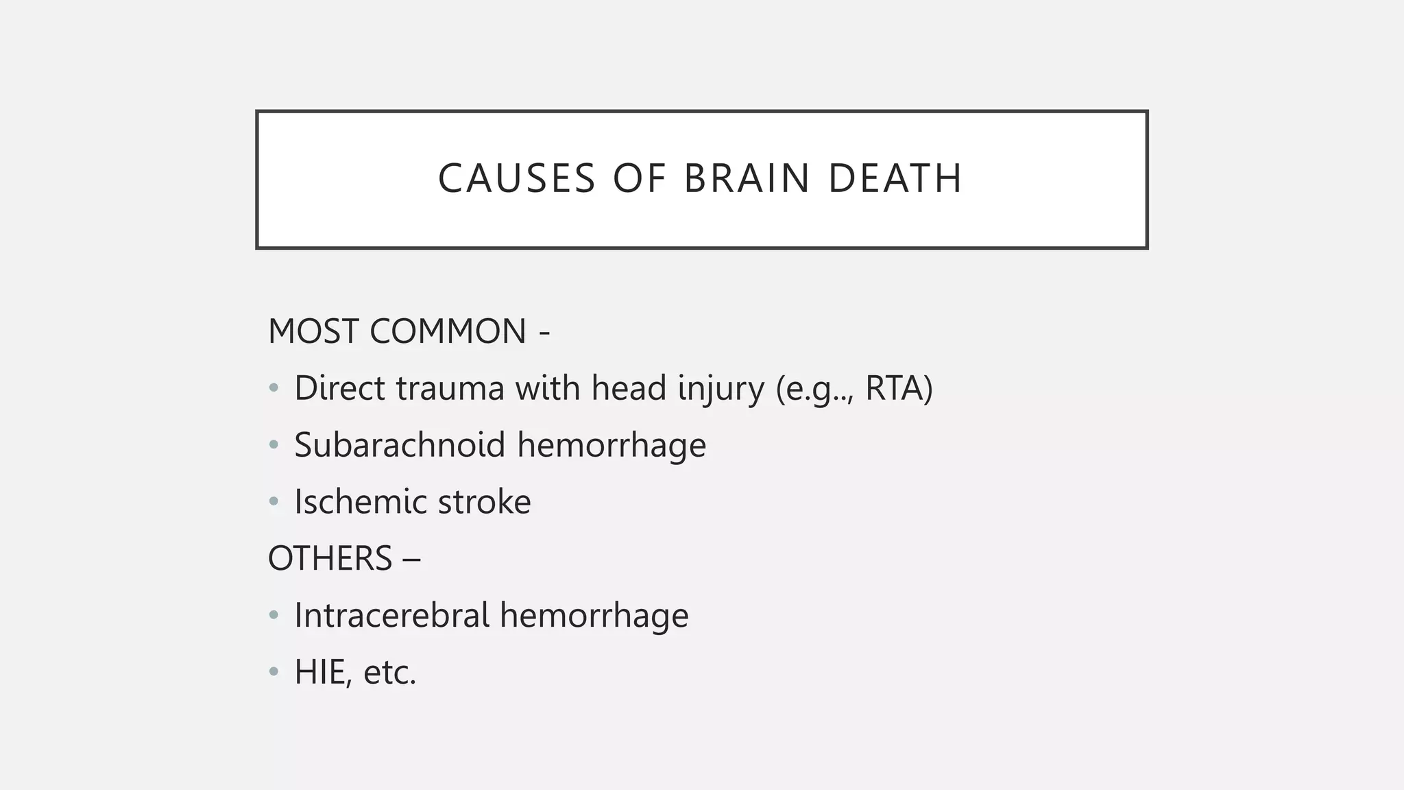 BRAIN DEATH AND ORGAN TRANSPLANTATION | PPTX