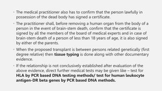 BRAIN DEATH AND ORGAN TRANSPLANTATION | PPTX