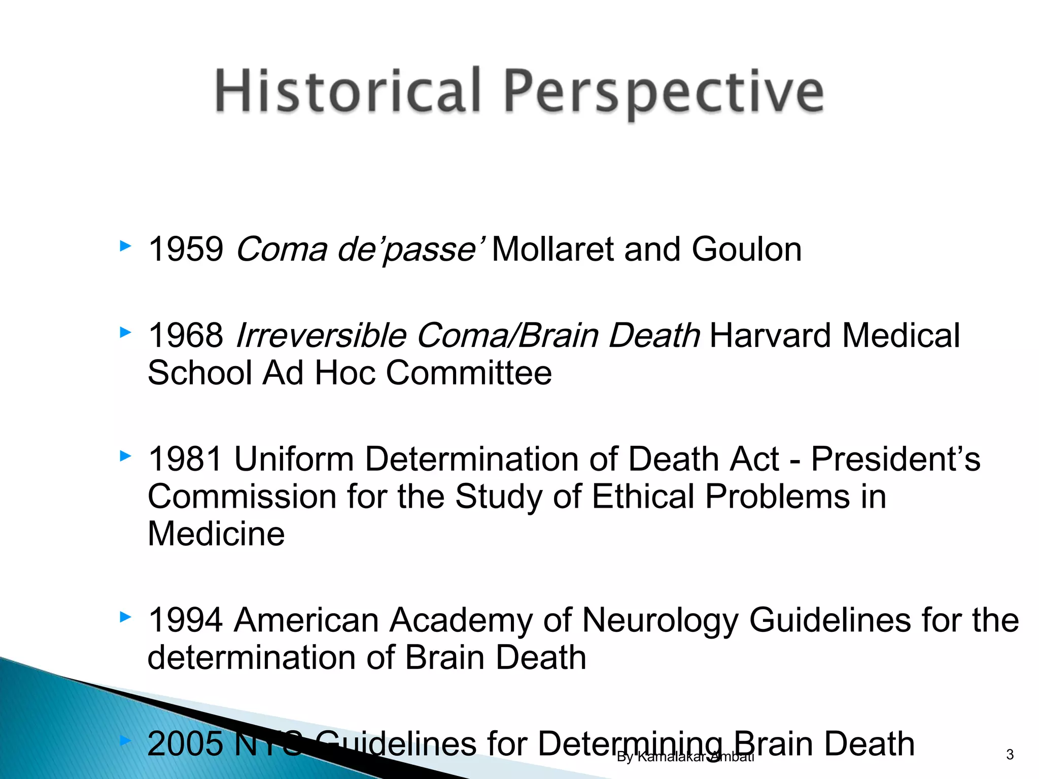 Brain death assessment basic principles | PPT