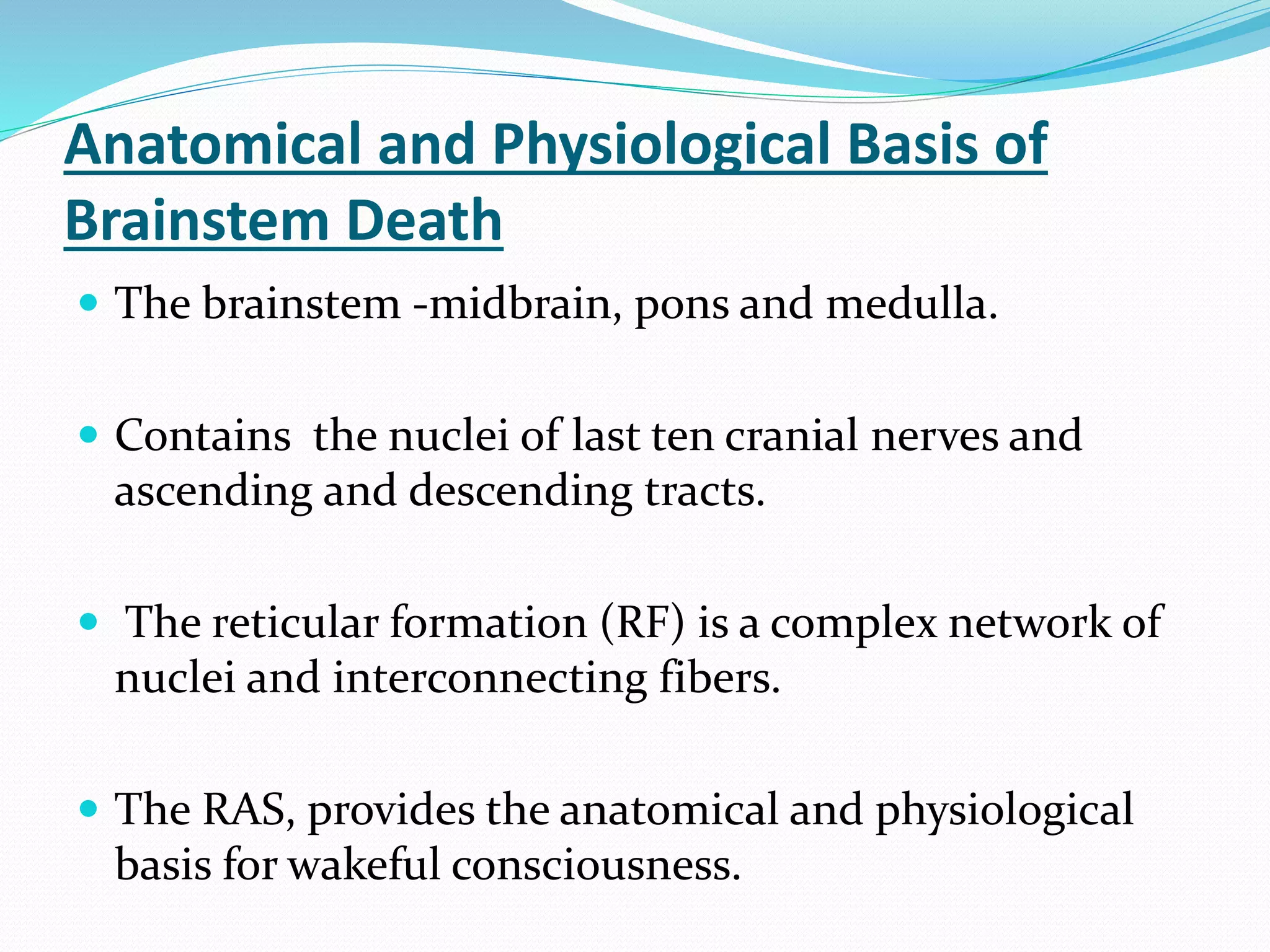 Brain death current concepts and legal issues in india | PPTX