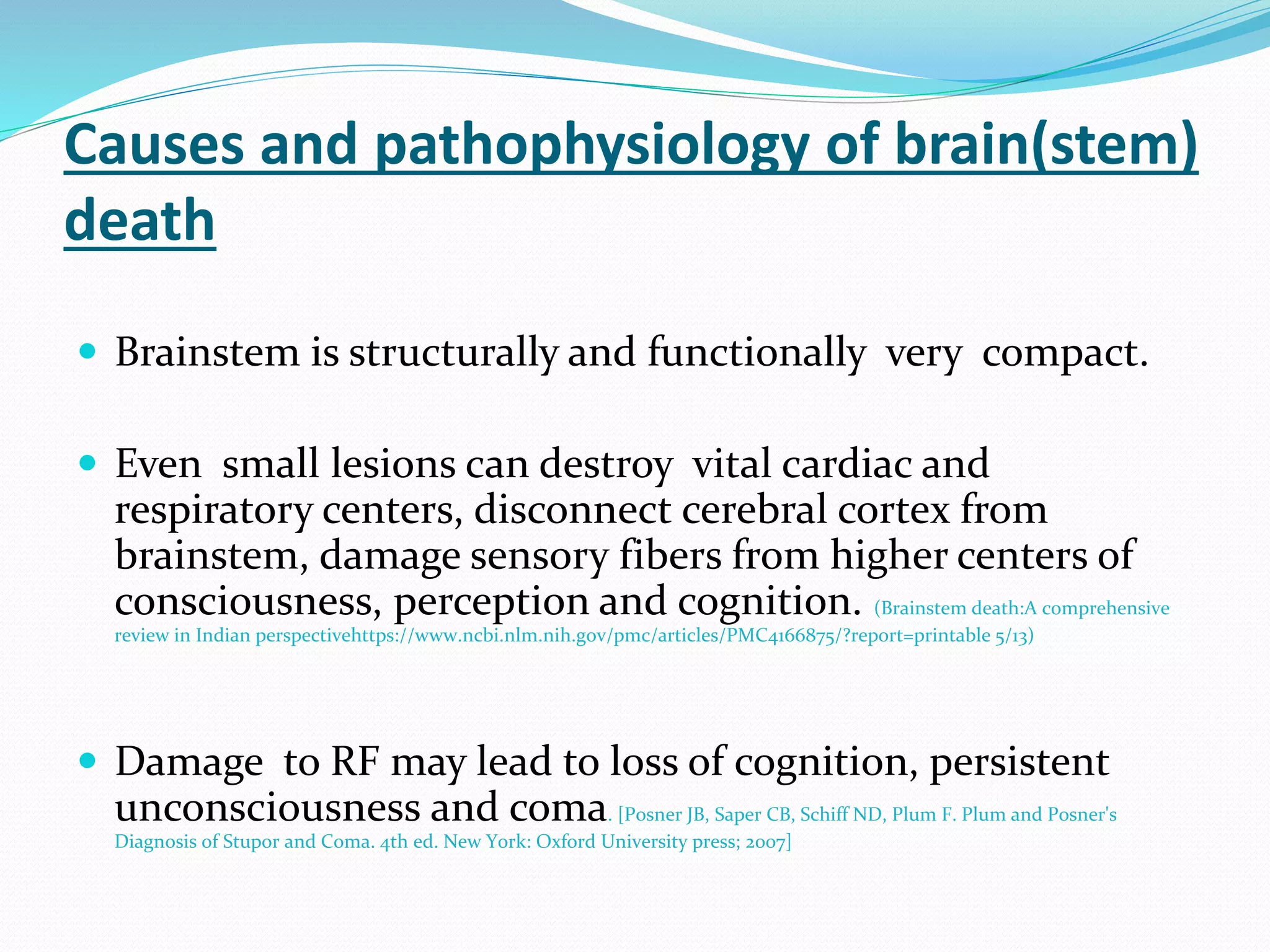 Brain death current concepts and legal issues in india | PPTX