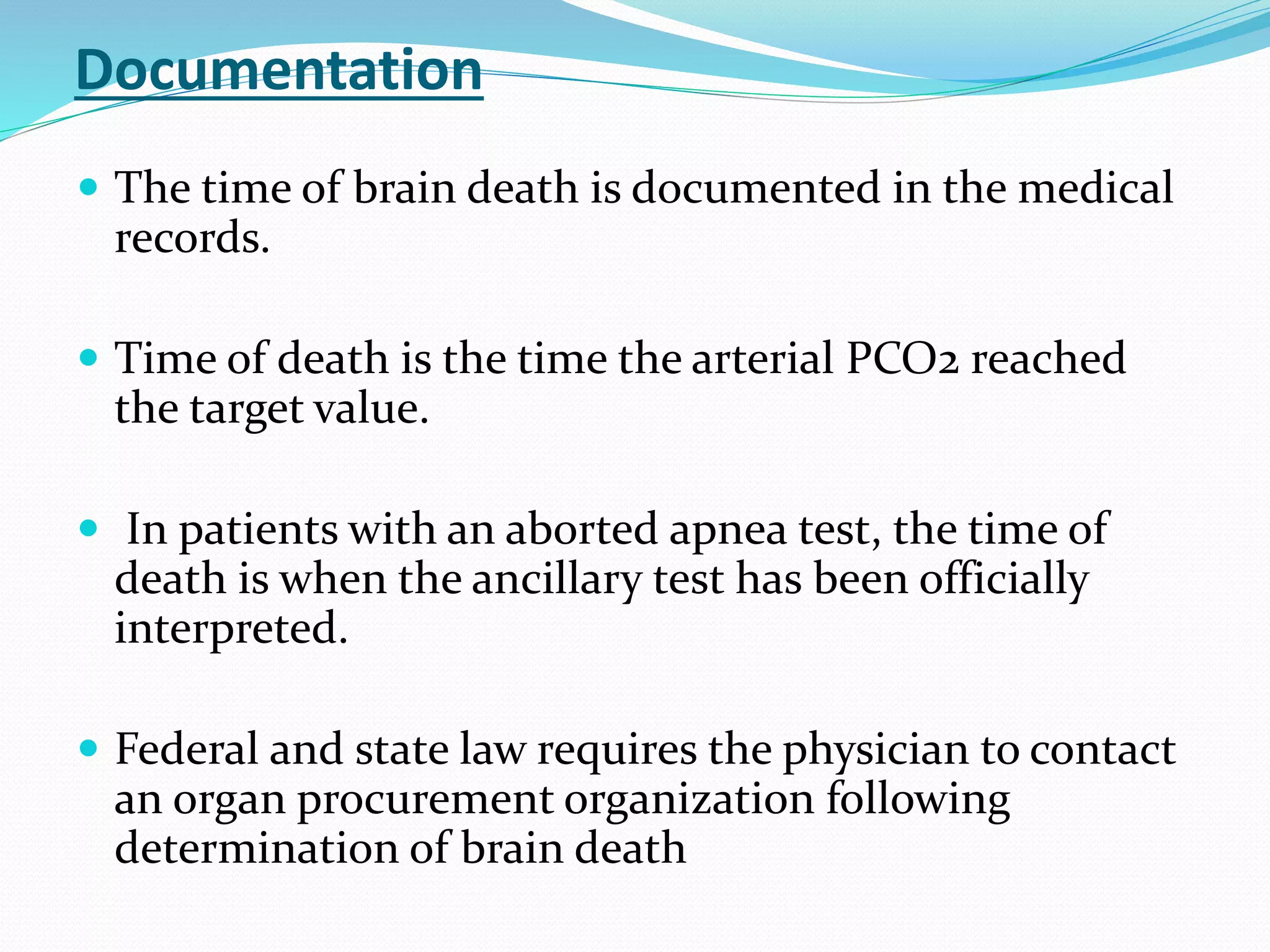 Brain death current concepts and legal issues in india | PPTX