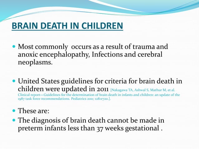 Brain death current concepts and legal issues in india | PPTX | Brain ...