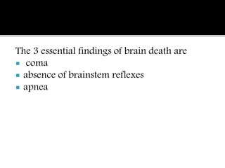 Brain death in paediatrics | PPT
