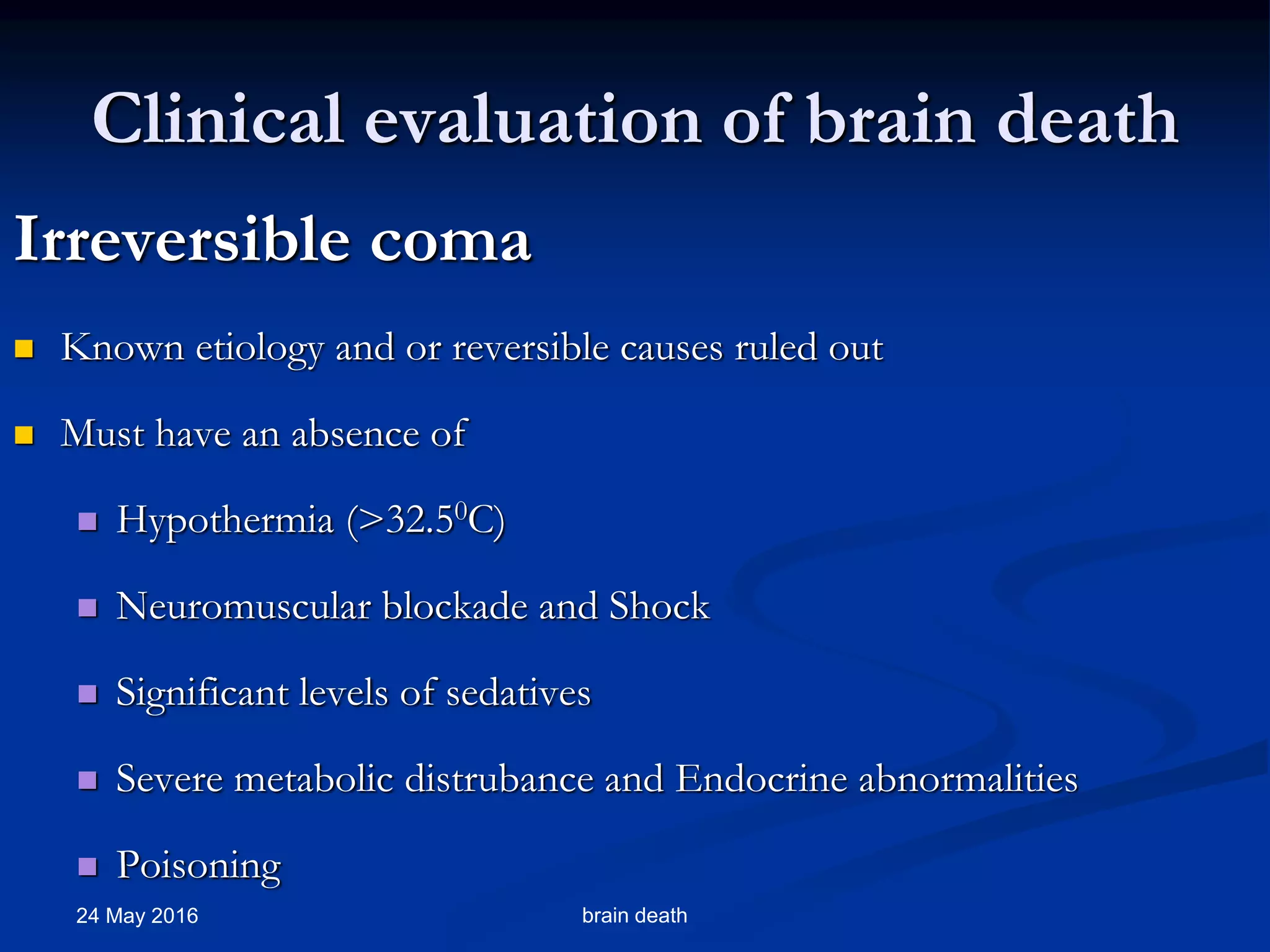 Brain death presentation | PPTX