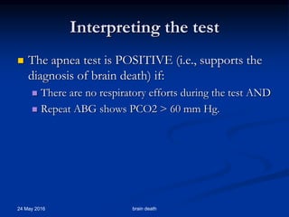 Brain death presentation | PPTX