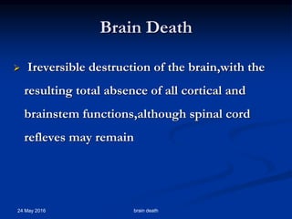 Brain death presentation | PPTX