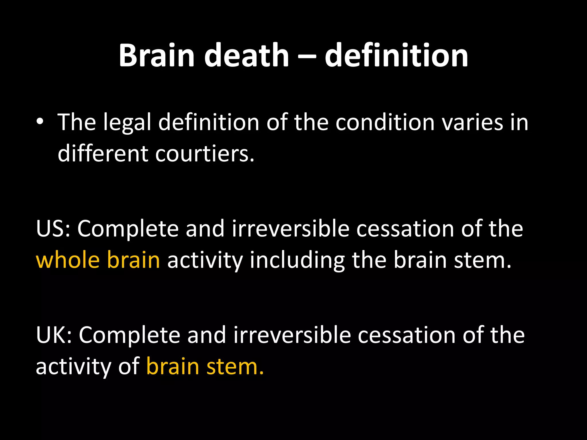 Brain death | PPTX