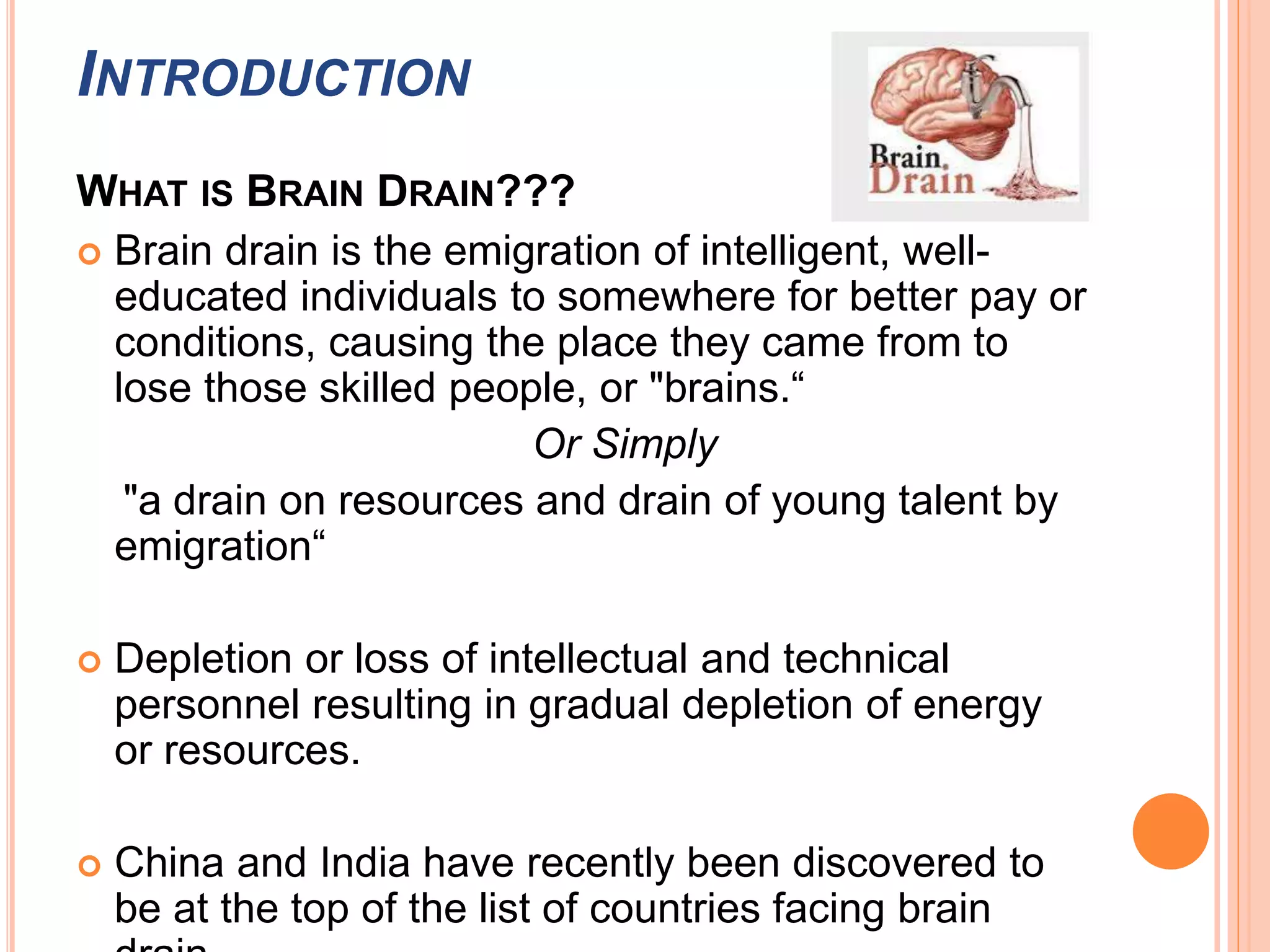 Brain Drain | PPTX