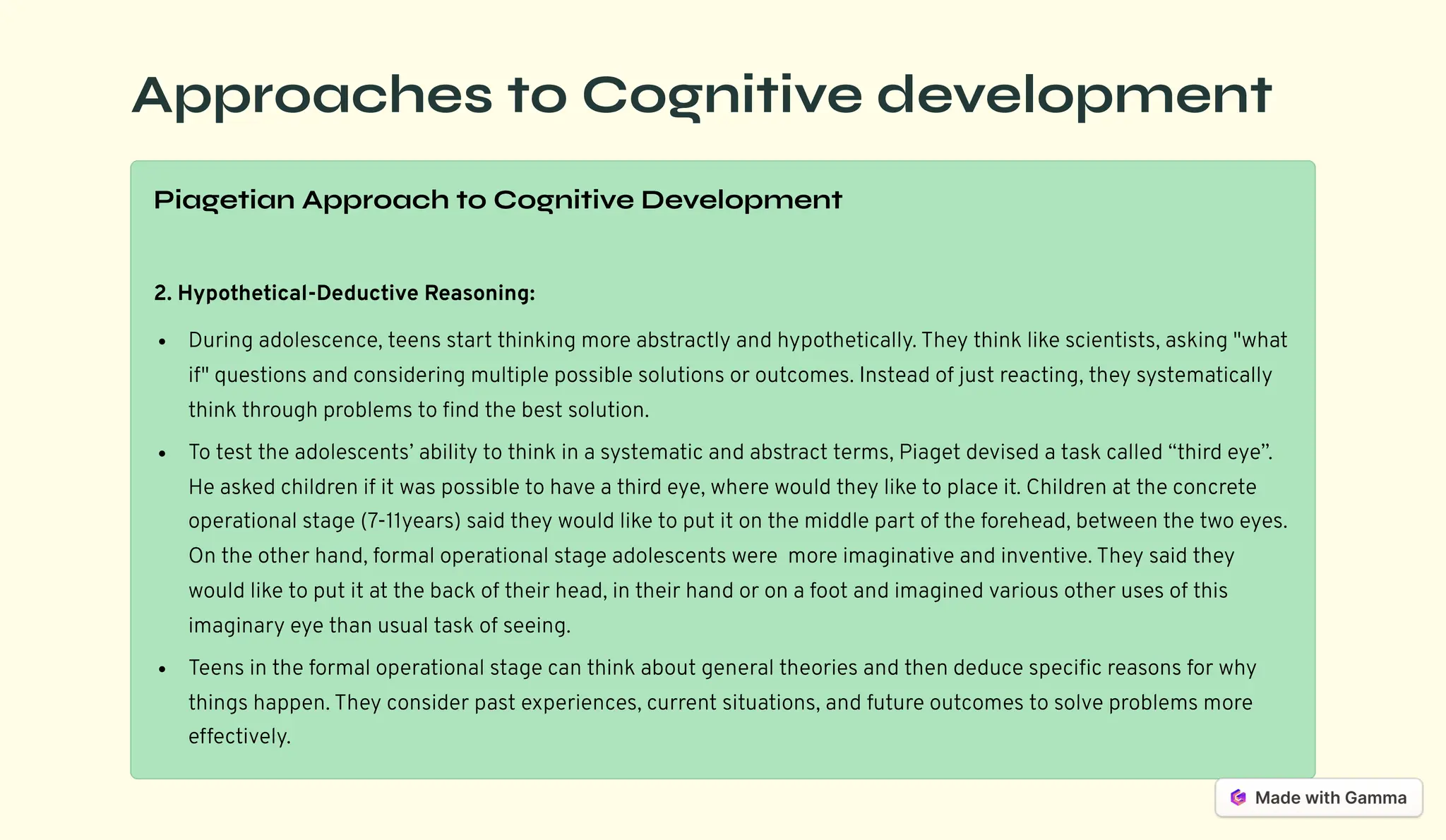 Brain Devp in Adolescence presentation 1 | PDF