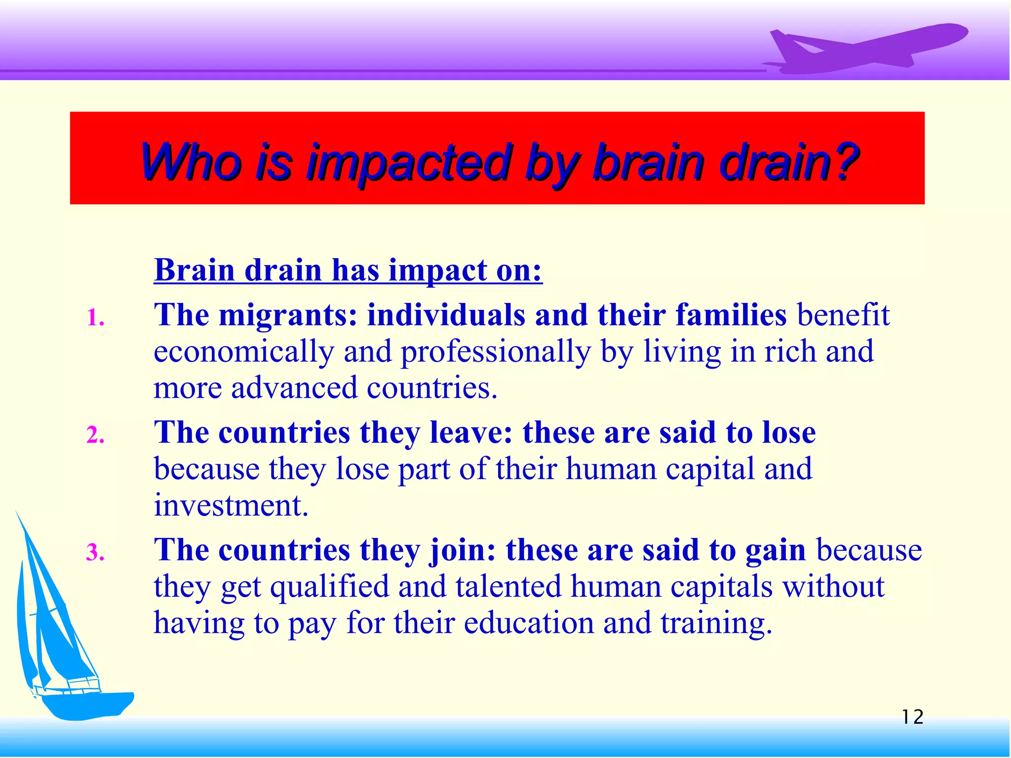 Brain drain Presentation | PPT