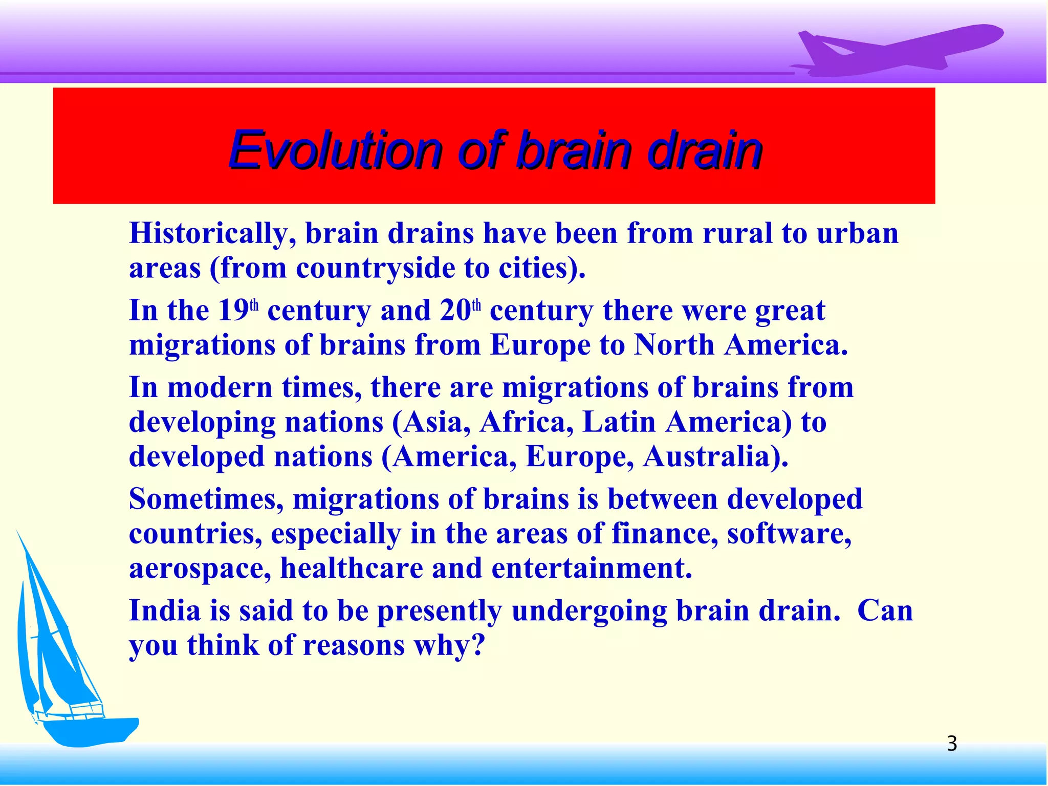 Brain drain Presentation | PPT