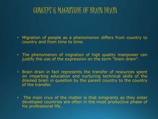 Brain drain | PPTX