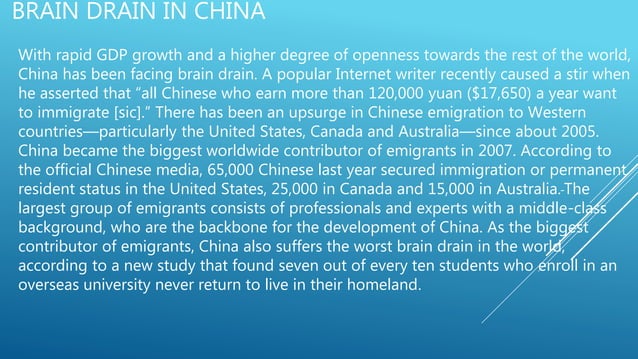 Brain drain | PPT