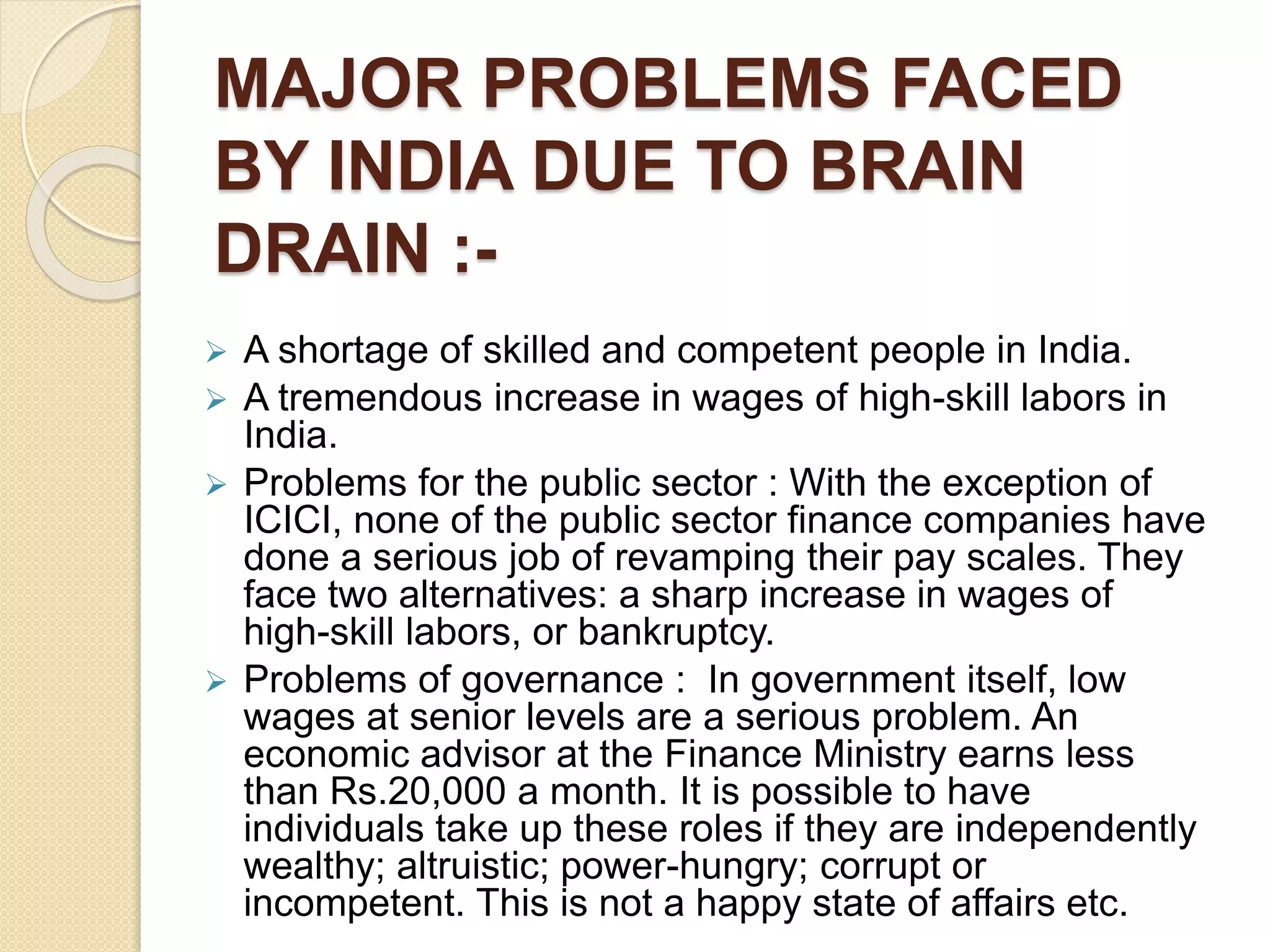 Brain Drain | PPTX