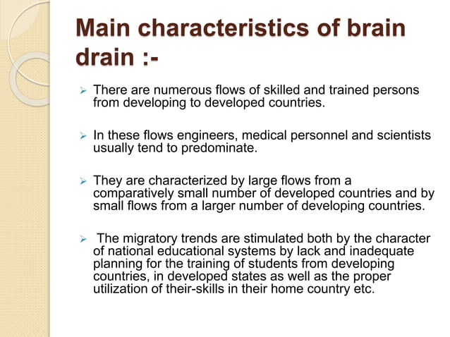 Brain Drain | PPT
