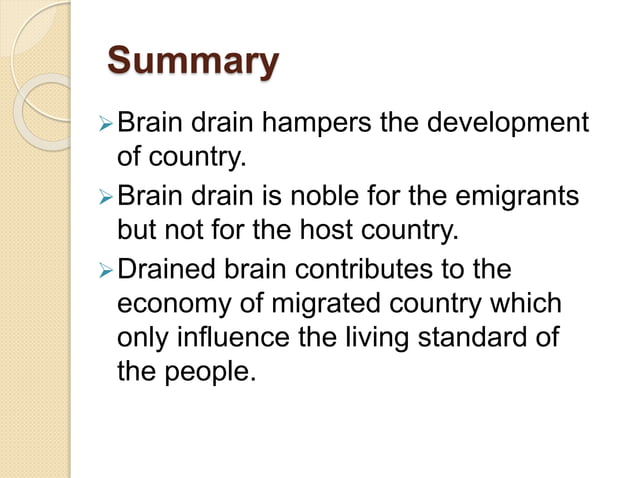 Brain Drain | PPT