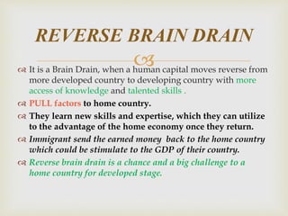 BRAIN DRAIN : A DARK AGE | PPTX