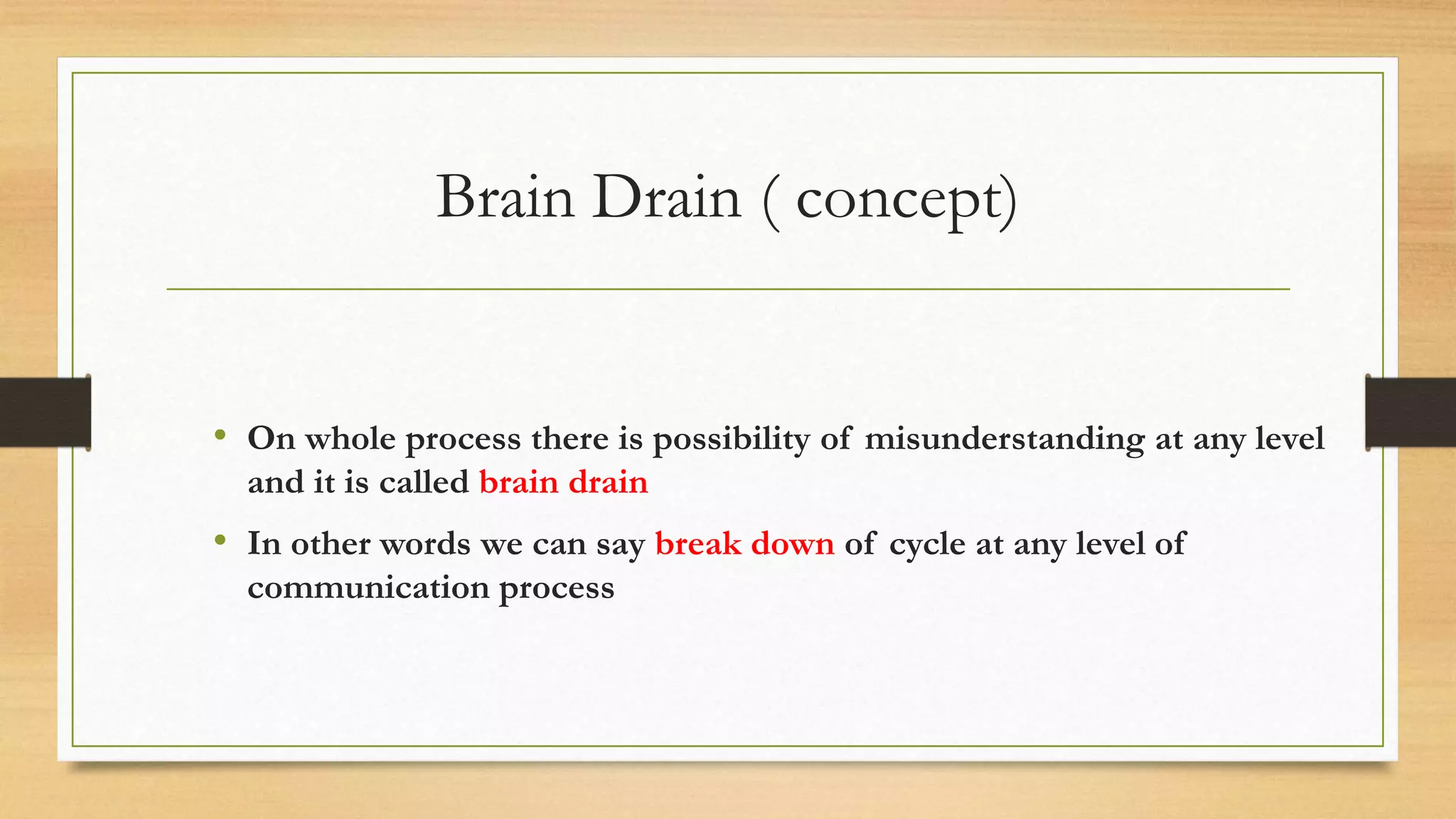 Brain Drain | PPTX