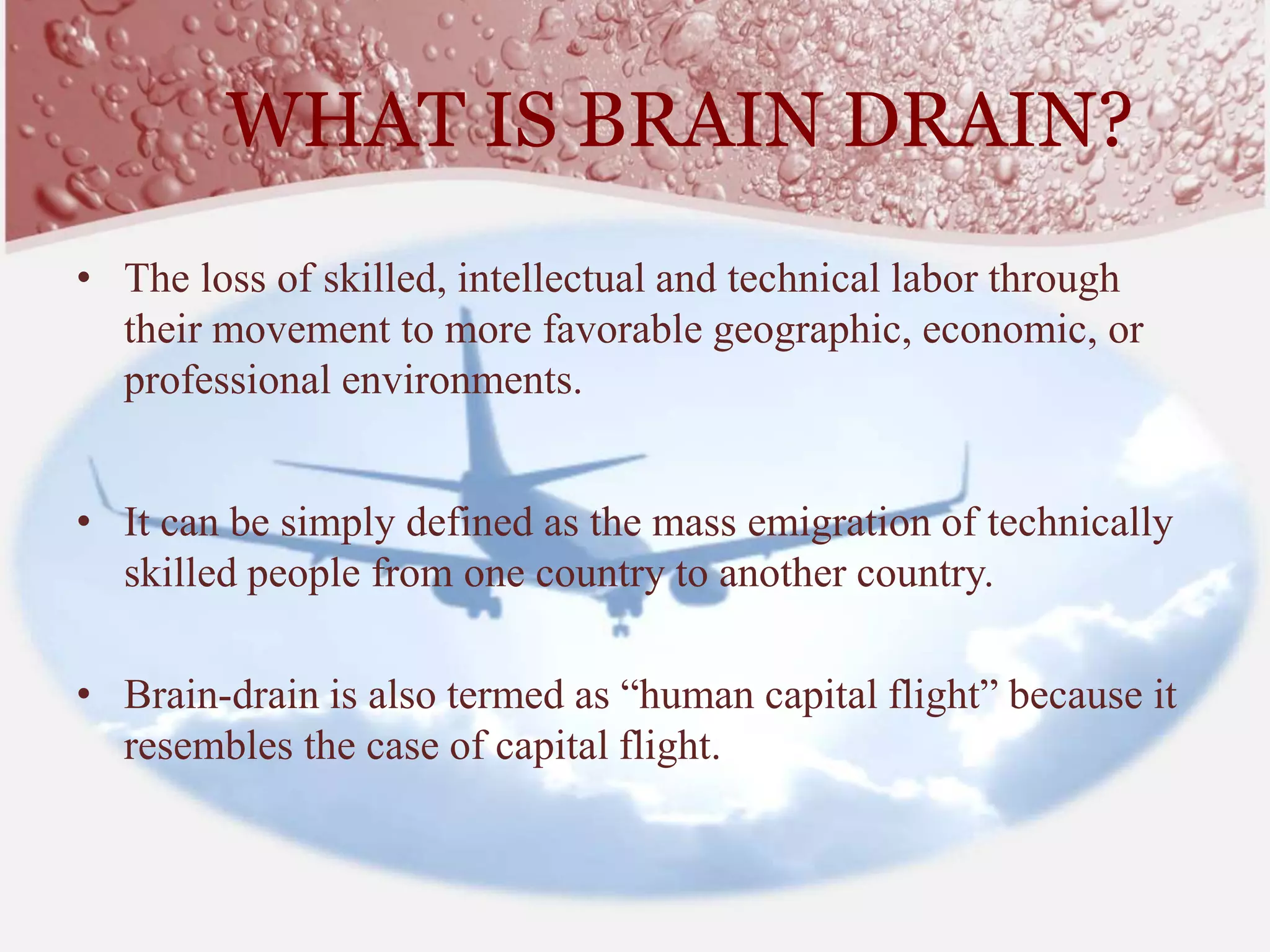 Brain drain from pakistan by adnan & co. | PPTX