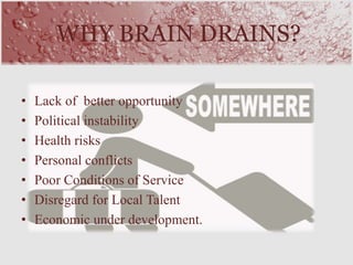 Brain drain from pakistan by adnan & co. | PPTX