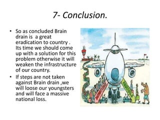 Brain drain in pakistan | PPTX