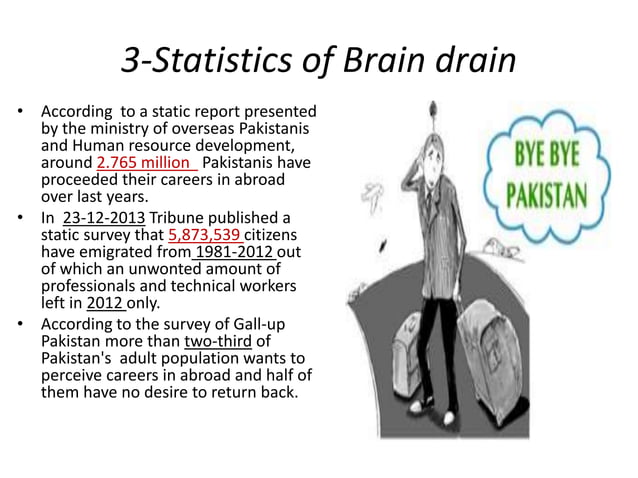 Brain drain in pakistan | PPTX