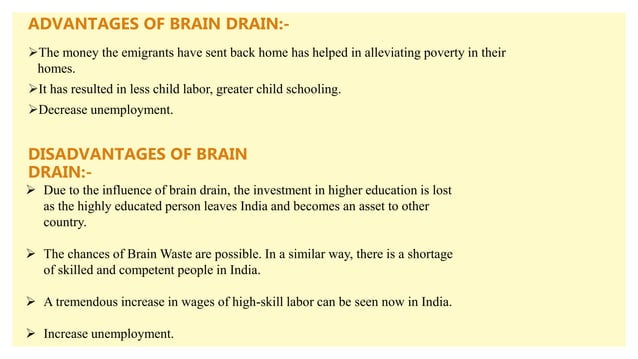 Presentation on Brain drain | PPTX