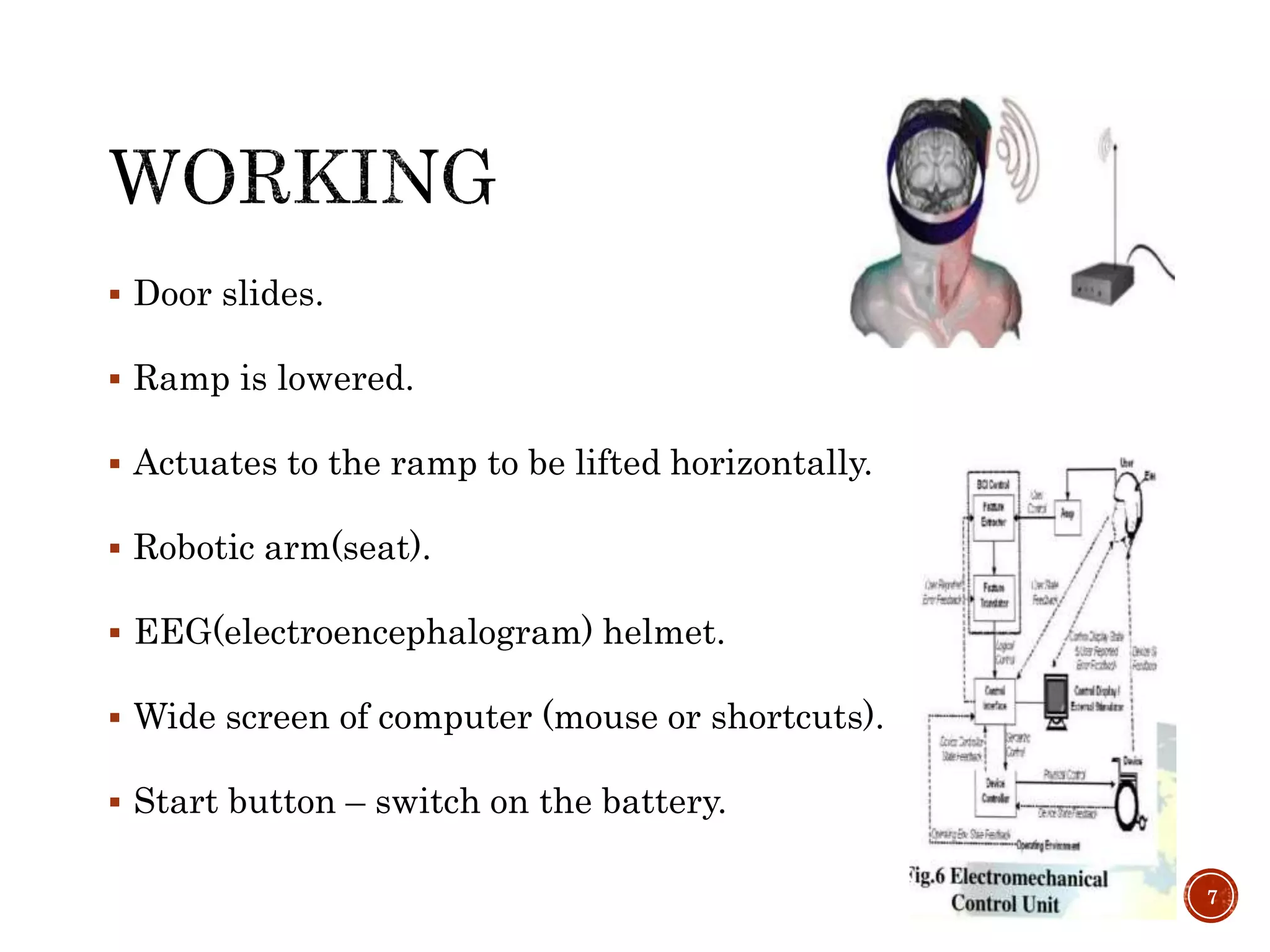 Brain Controlled car for disabled using AI | PPTX